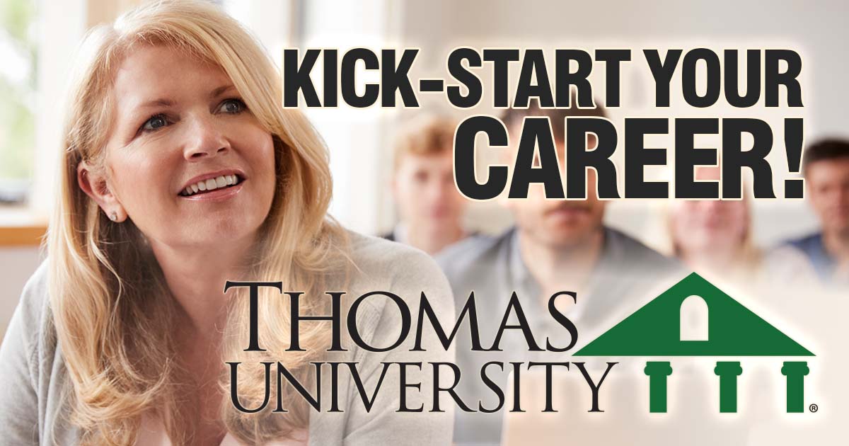 Kick Start Your Career and Study Online at Thomas University