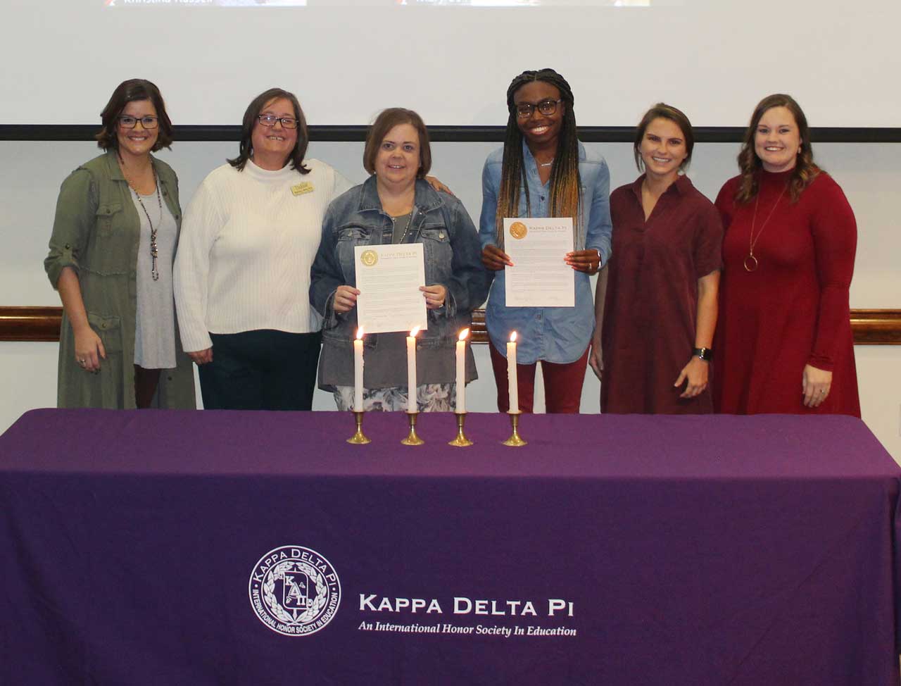 Kappa Delta Pi inducts new members - Thomas University