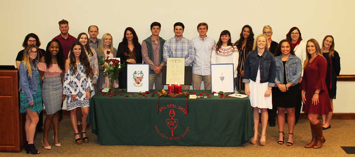 TU’s TriBeta holds first induction ceremony - Thomas University
