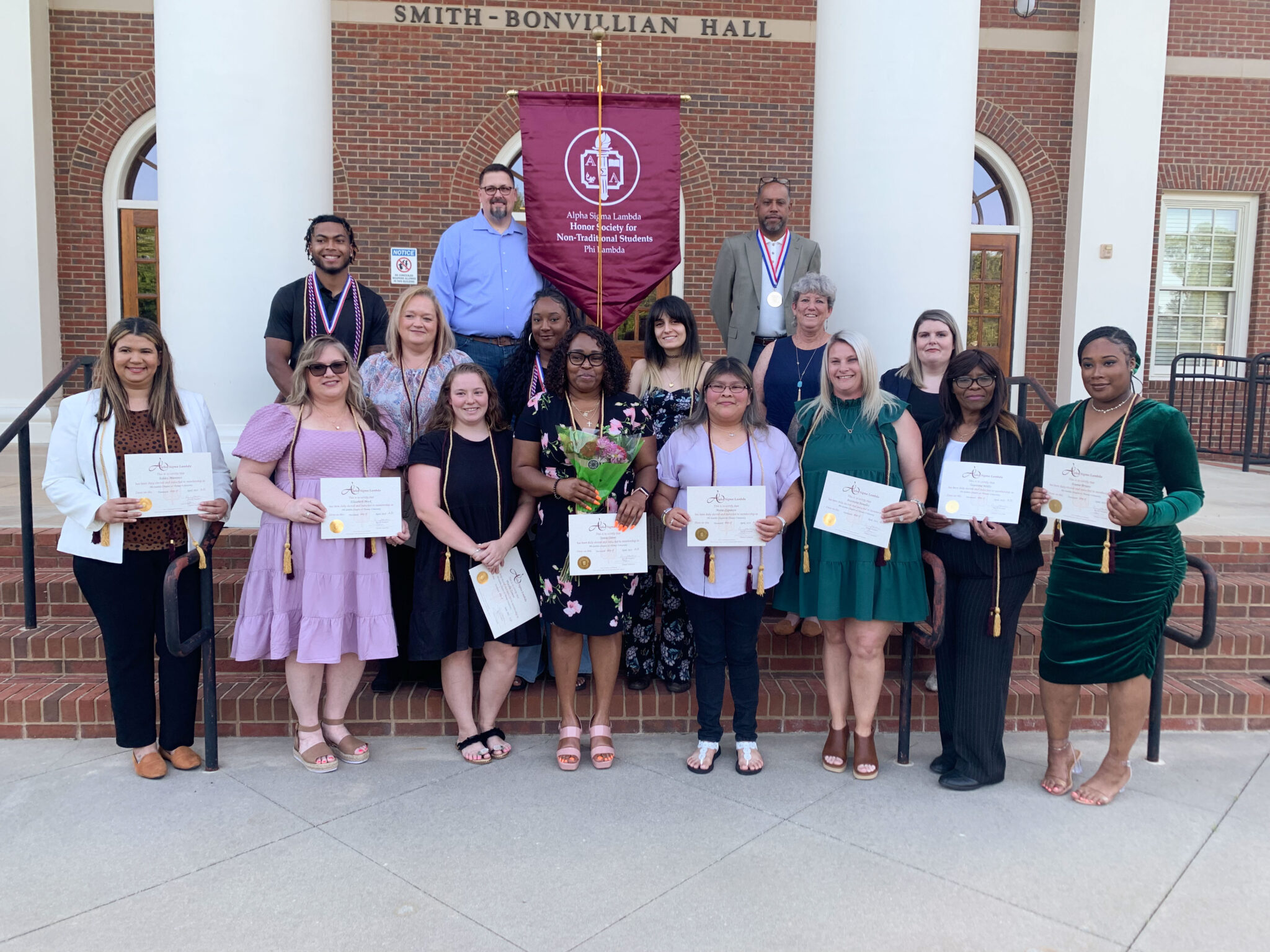 New Alpha Sigma Lambda Honor Society members - Thomas University